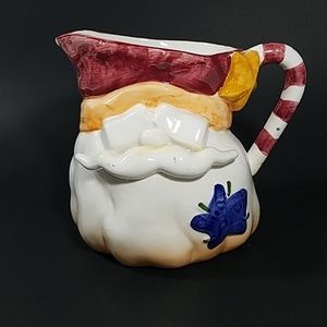 Nantucket | Holiday | Nantucket Santa Ceramic Pitcher | Poshmark